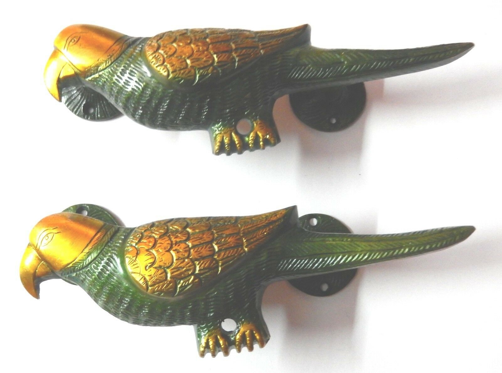 9 Inches Parrot Door Handle Brass Parrot Handle in | Etsy