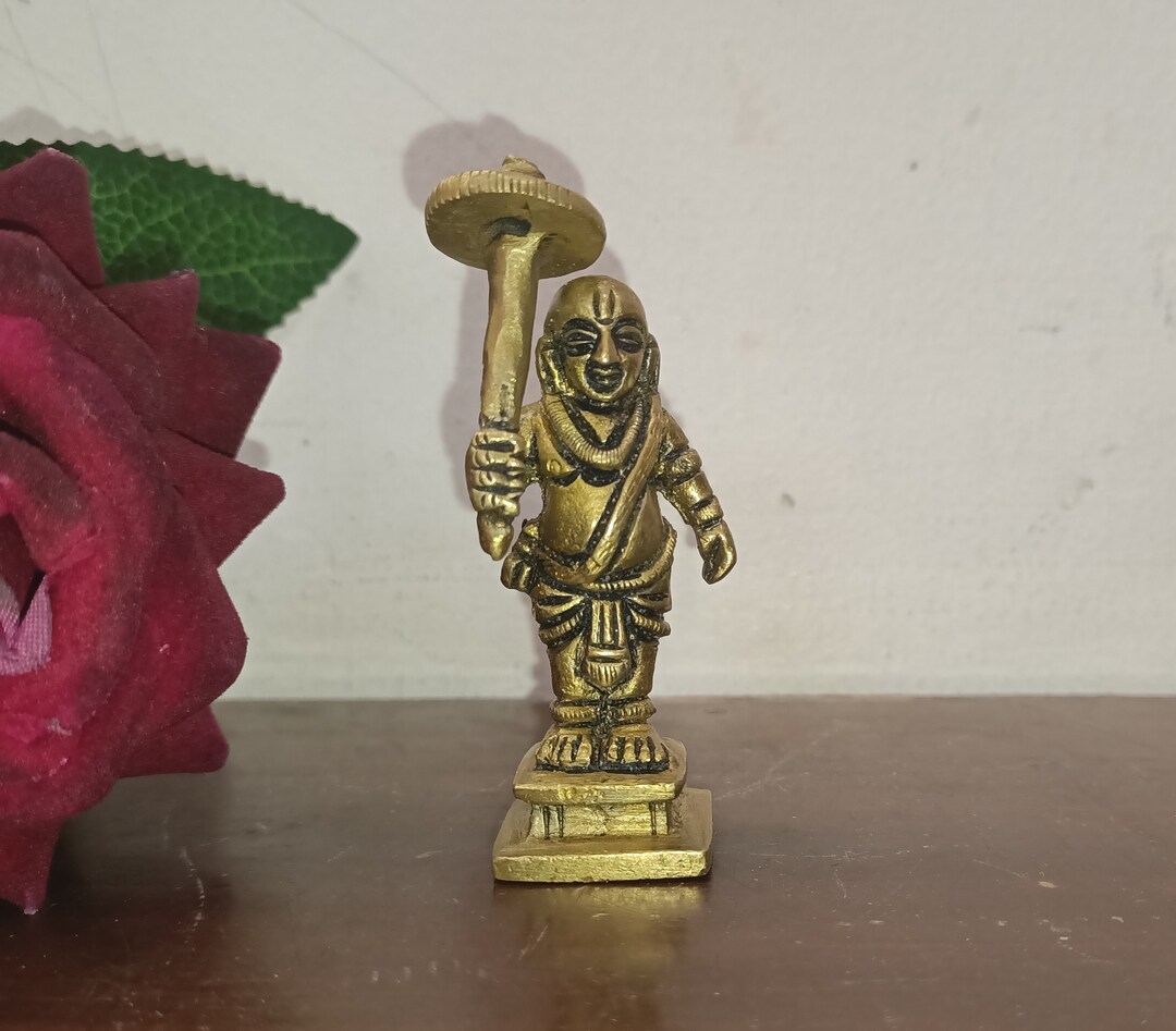 Vamana Avatar of Lord Vishnu Idol | Brass Ritual God Statue Paperweight ...