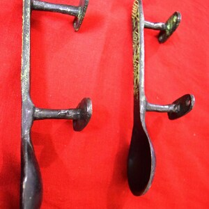 Fork & Spoon Door Handle Brass Utensil Door Pull - Etsy