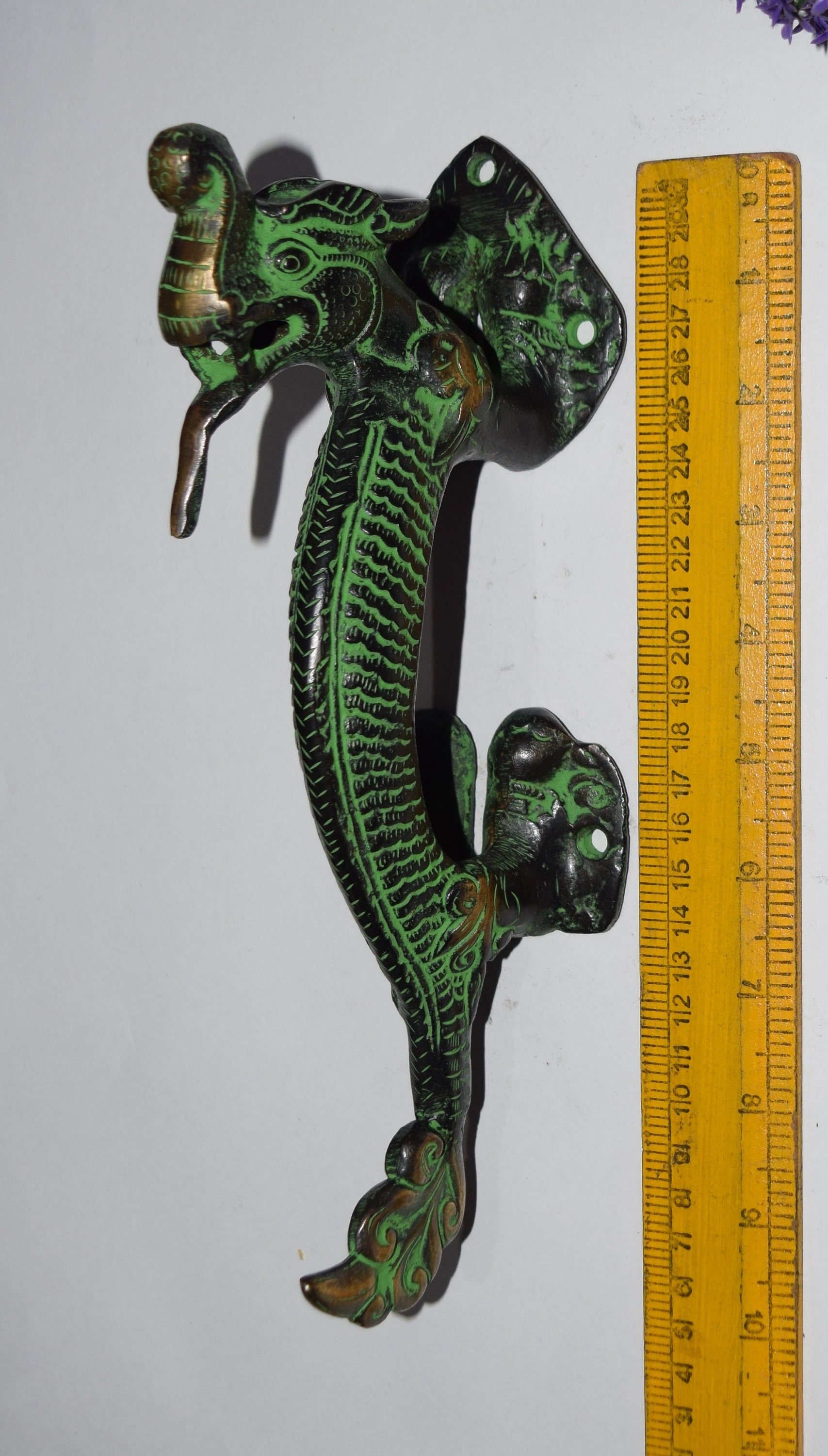 Dragon Handle 10 Inches Door Pull Chinese Dragon Theme | Etsy