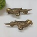 Macaw Bird Design Door Handle | Lacquered Brass Parrot Bedroom Door ...