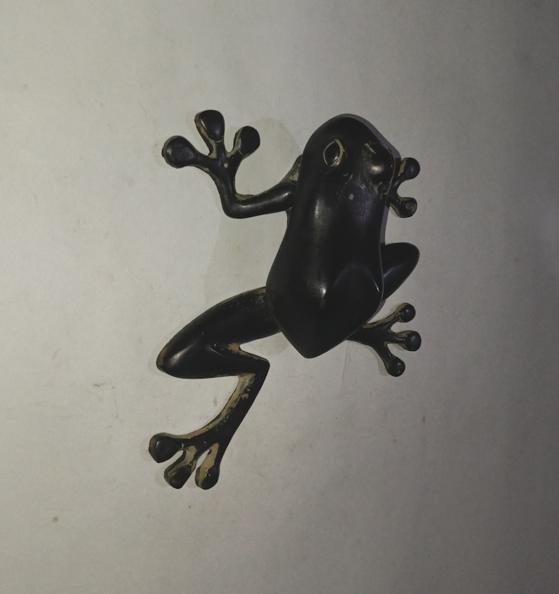 Spring Frog Door Knocker Brass Amphibian Toad Shape Bedroom - Etsy