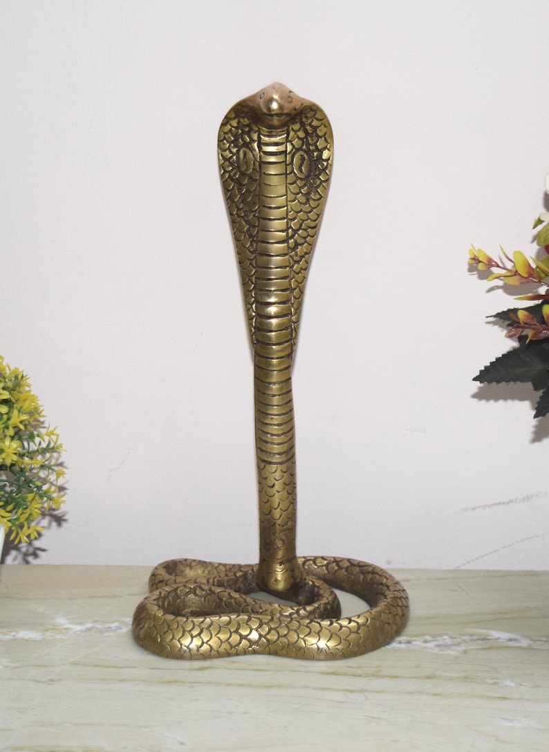 10'' Inches Lord Shiva Snake Idol Egyptian Serpent - Etsy