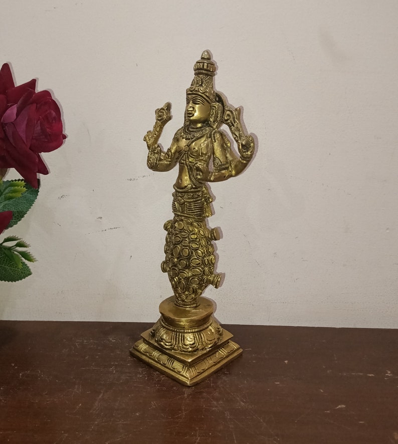 Goddess Narayan Kurma Avatar Idol Decorative Showpiece Brass - Etsy