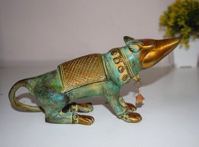 Brass Mouse Statue Lord Ganesha Vahana Mooshak Mus Idol - Etsy