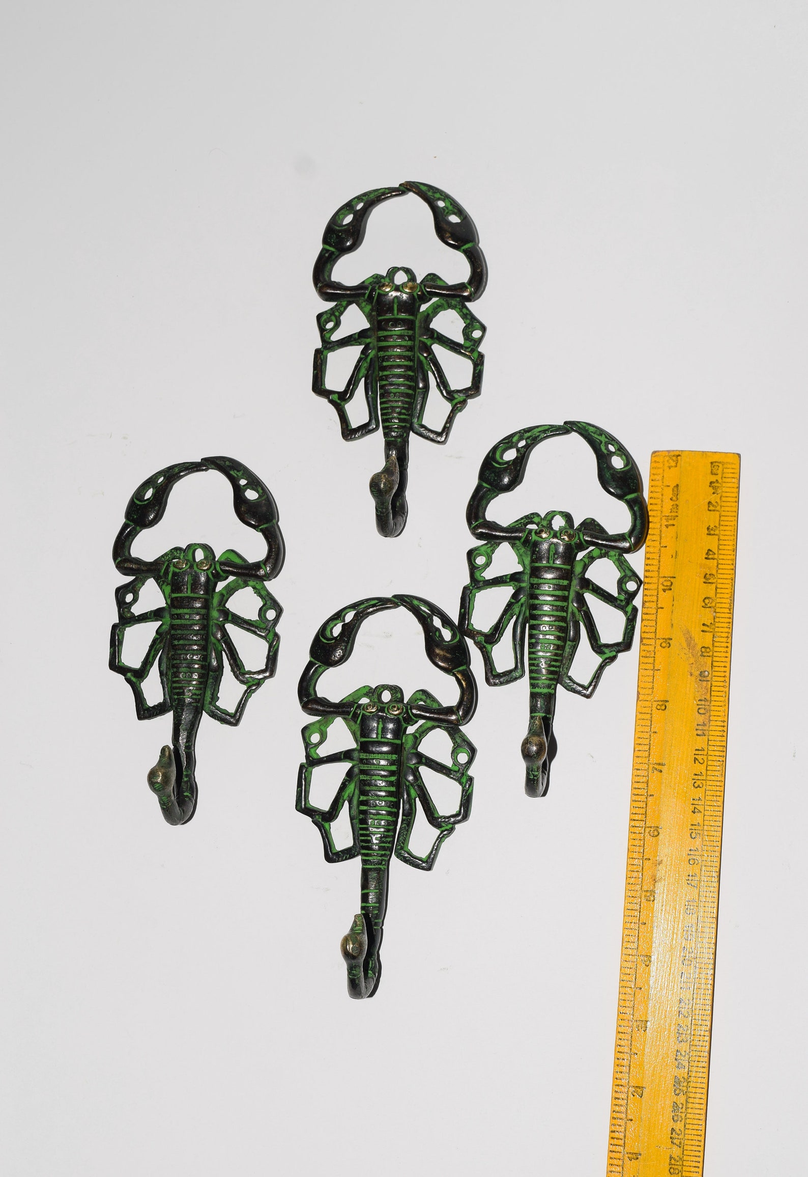 Set of 04 Pieces Brass Scorpion Hook Cloth Hanger - Etsy