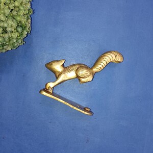 Vicious Chipmunk Door Knocker | Brass Squirrel Front Door Bell - Etsy UK