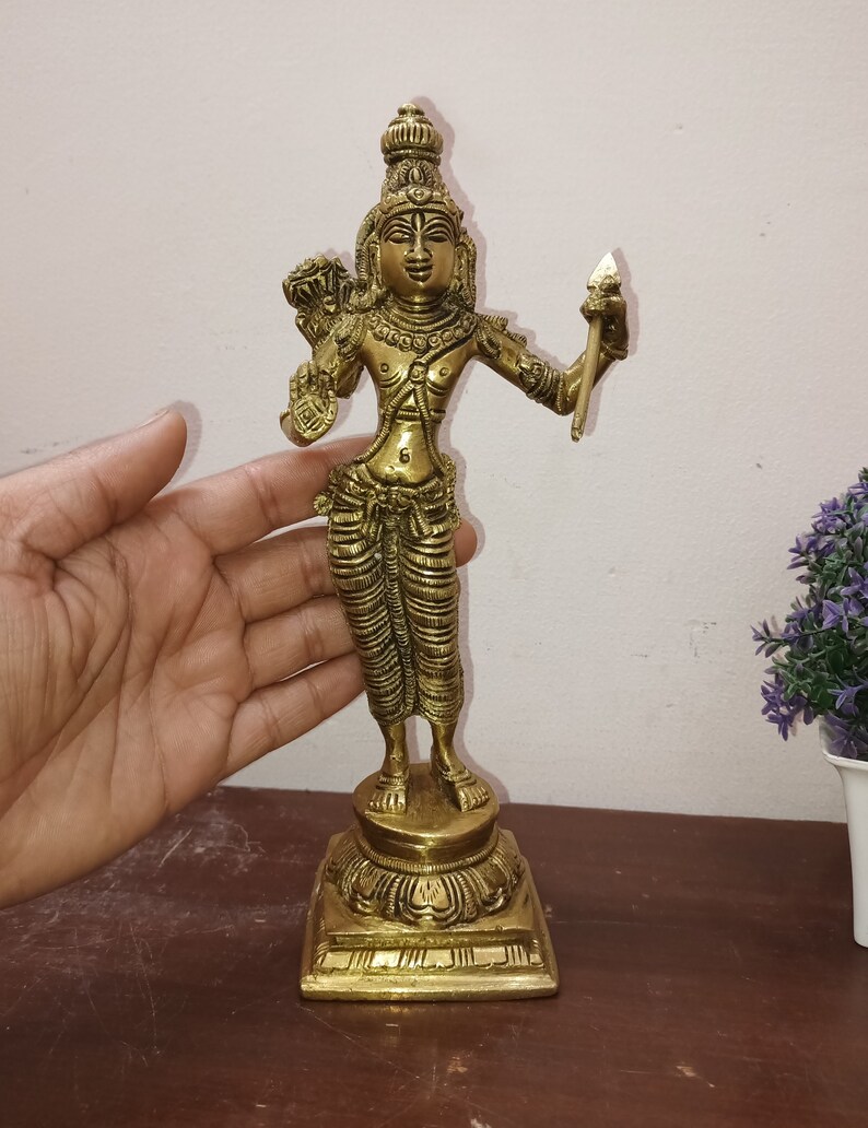 Brass Lord Shri Rama Idol Avatars of Vishnu Sculpture King - Etsy