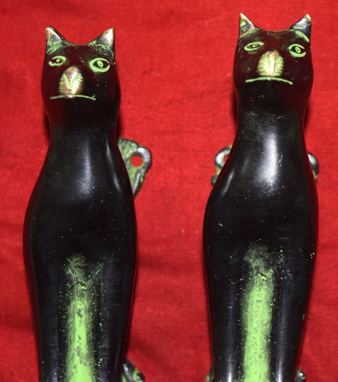 Brass Cat Door Handle Handmade Cat Shape Almirah Door Pull | Etsy