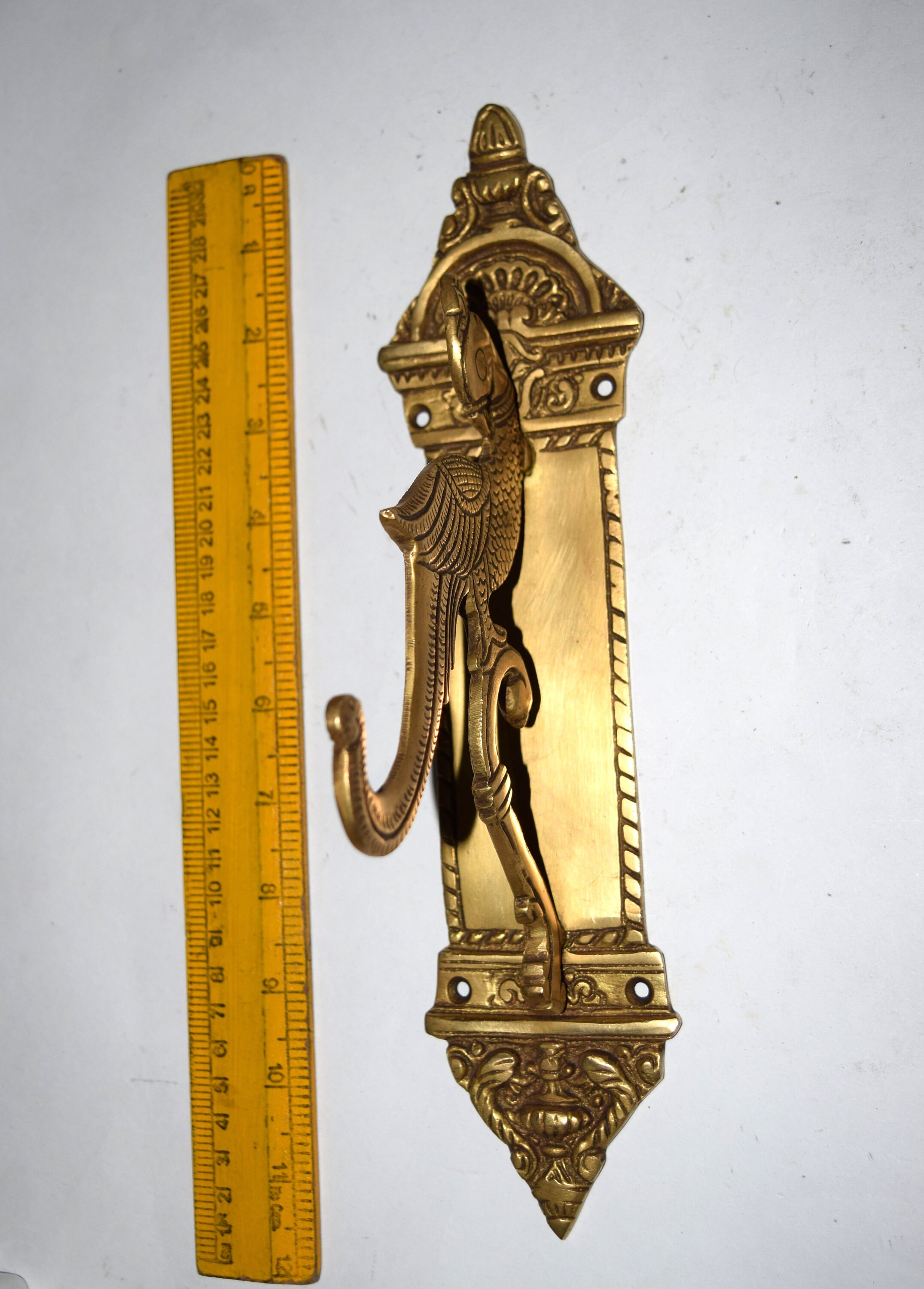 Brass Wall Parrot Hook Hand Engraving Bird Hanging Hanger - Etsy UK