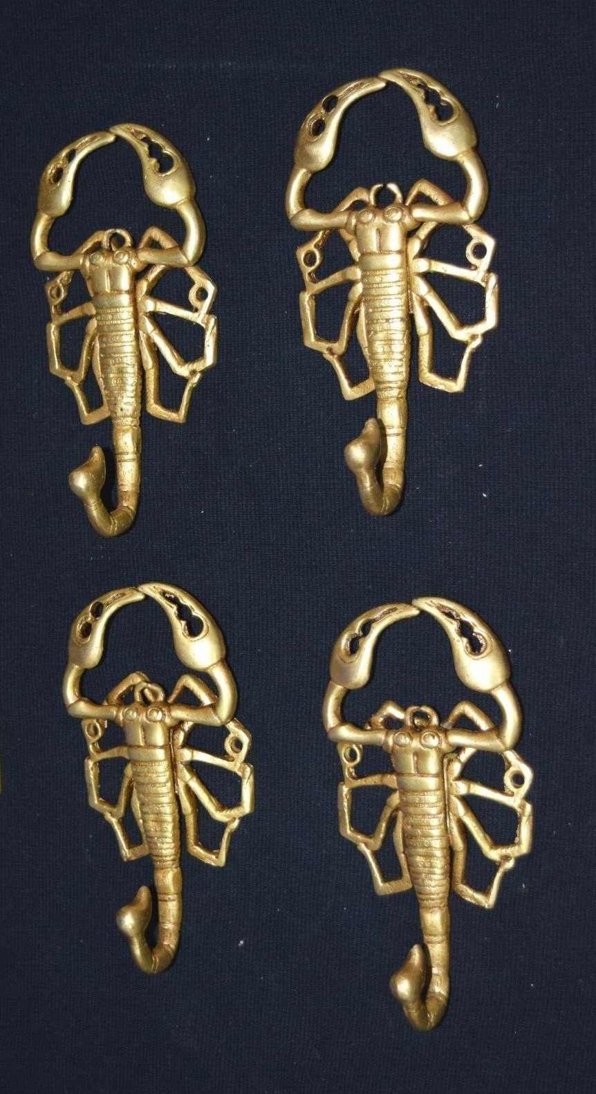 Set of 04 Pieces Brass Scorpion Hook Cloth Hanger | Etsy
