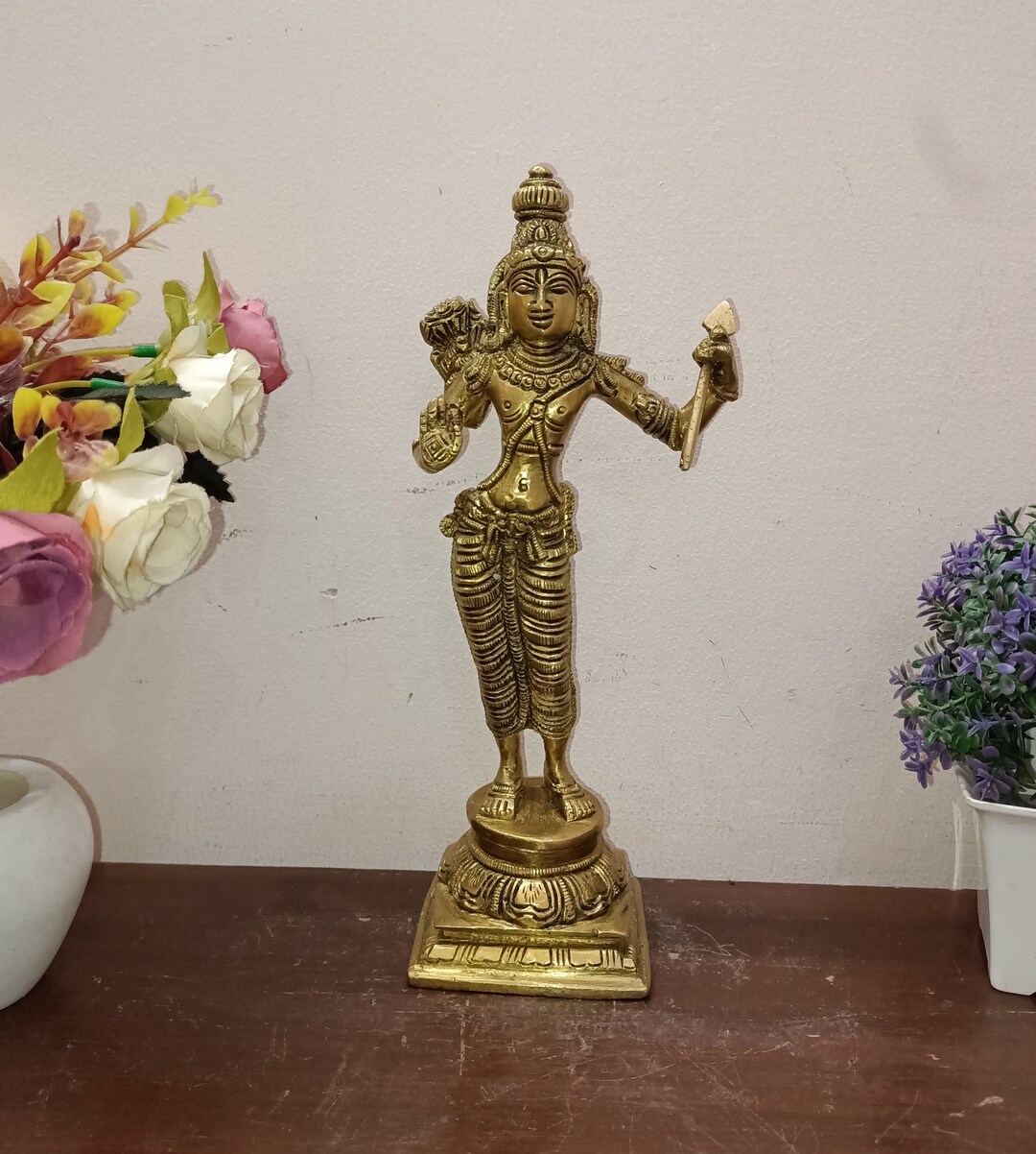 Brass Lord Shri Rama Idol Avatars of Vishnu Sculpture | King of Ayodhya ...