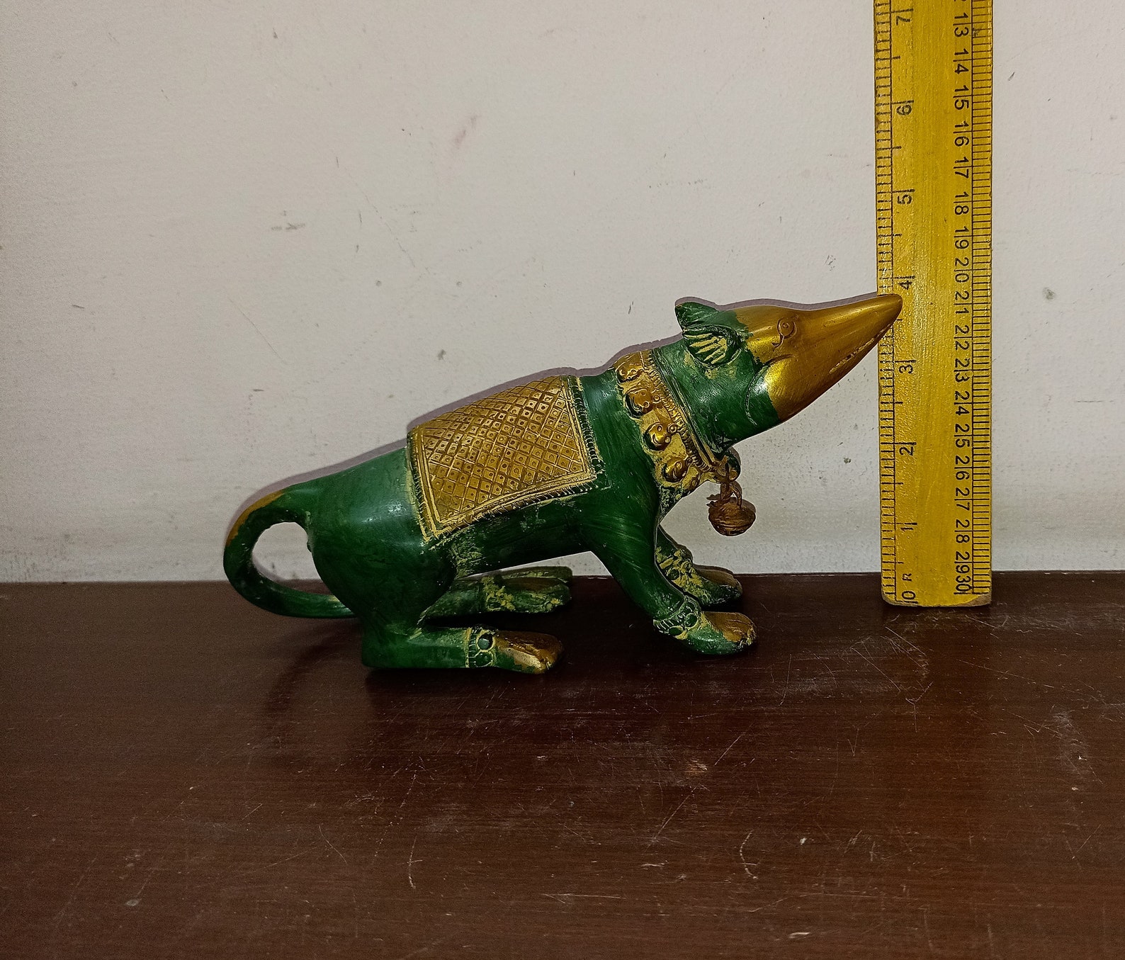 Brass Mouse Statue Lord Ganesha Vahana Mooshak | Big Mouse Idol ...