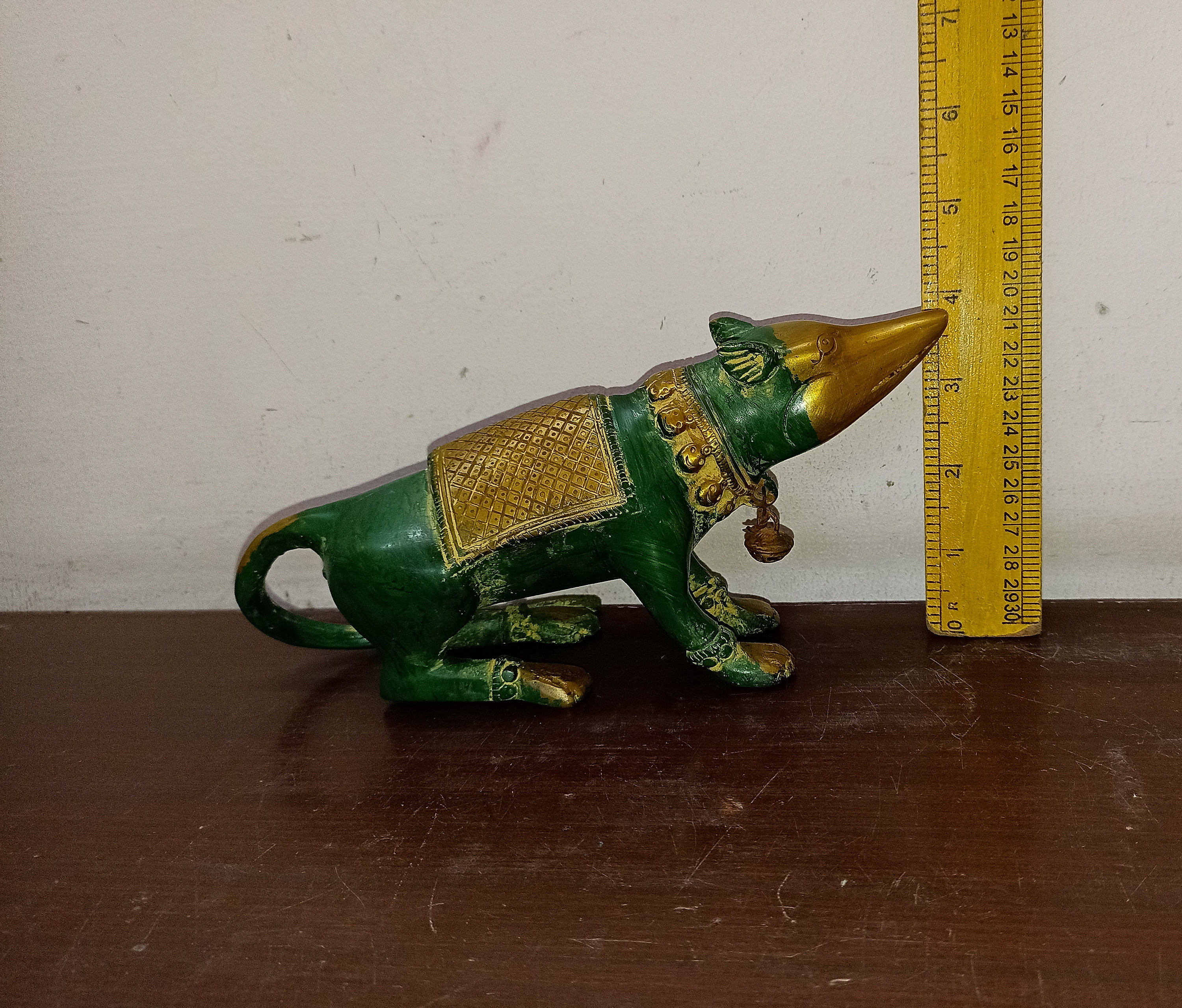 Brass Mouse Statue Lord Ganesha Vahana Mooshak | Big Mouse Idol ...