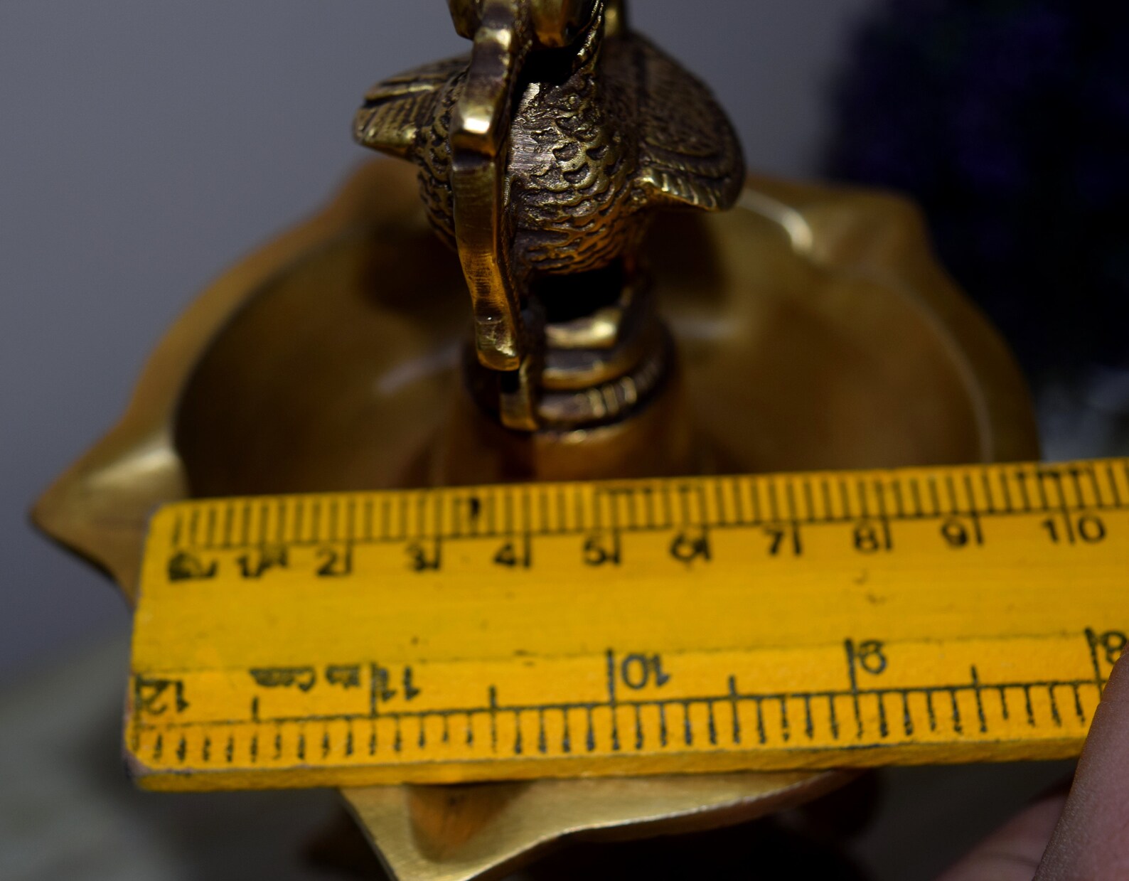 Traditional Peacock Bird Floor Lamp Pure Brass Samayee for | Etsy