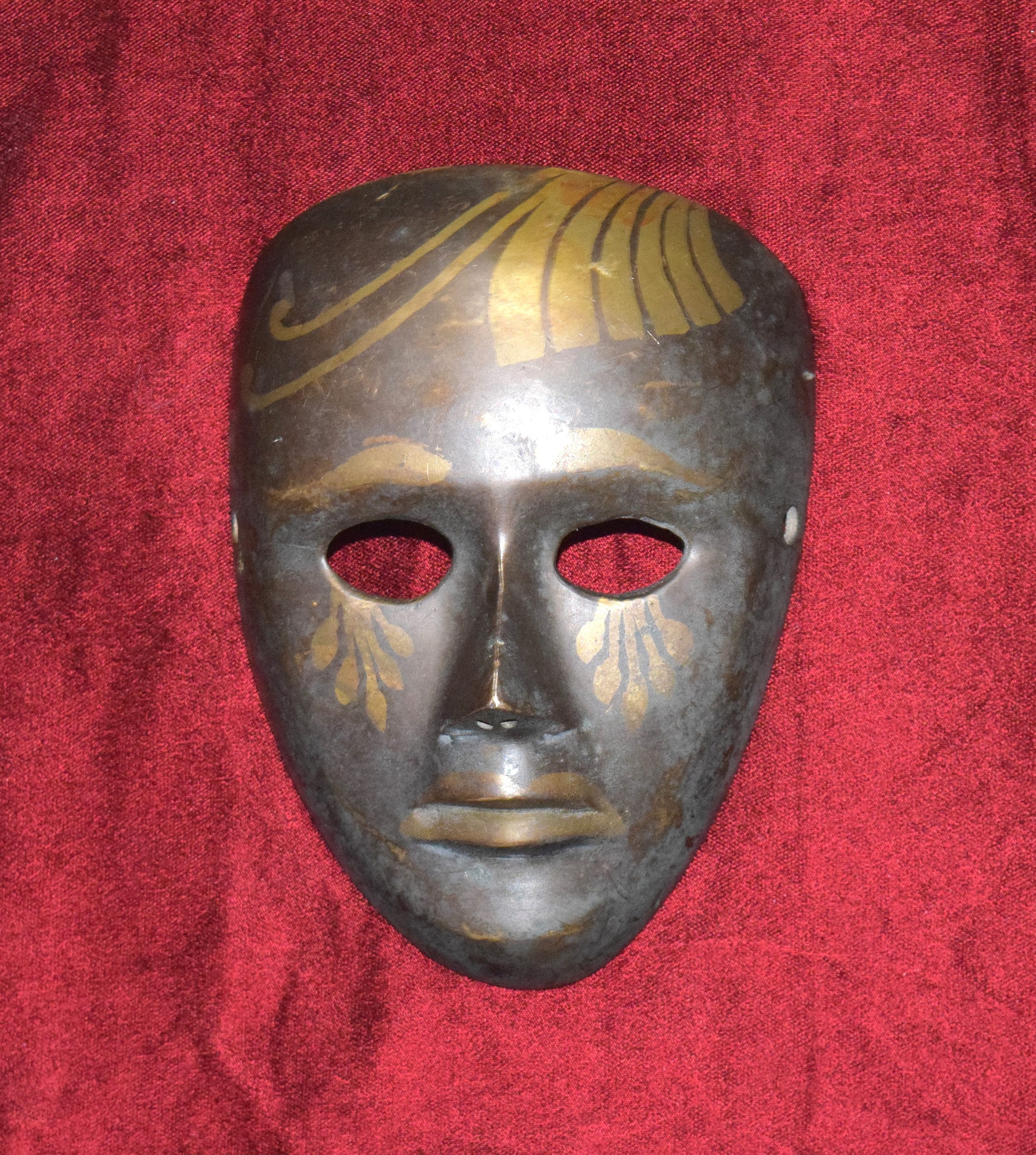 Majestic Wall Mask Brass Wall Decoration - Etsy