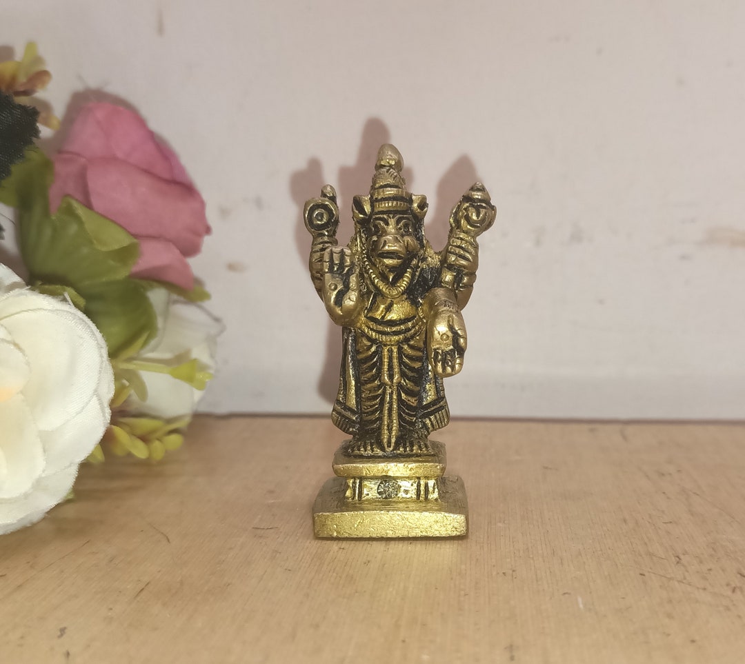 Varaha Avatar Table Paperweight | Brass Hindu Deity With Boar Head ...