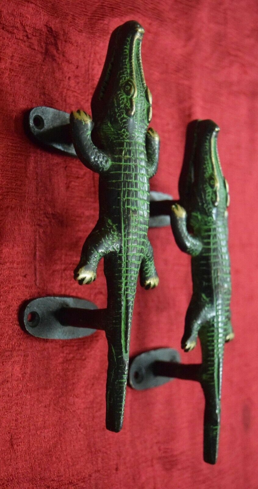 Lizard Door Handle Brass Monster Dragon Gate Pull | Etsy