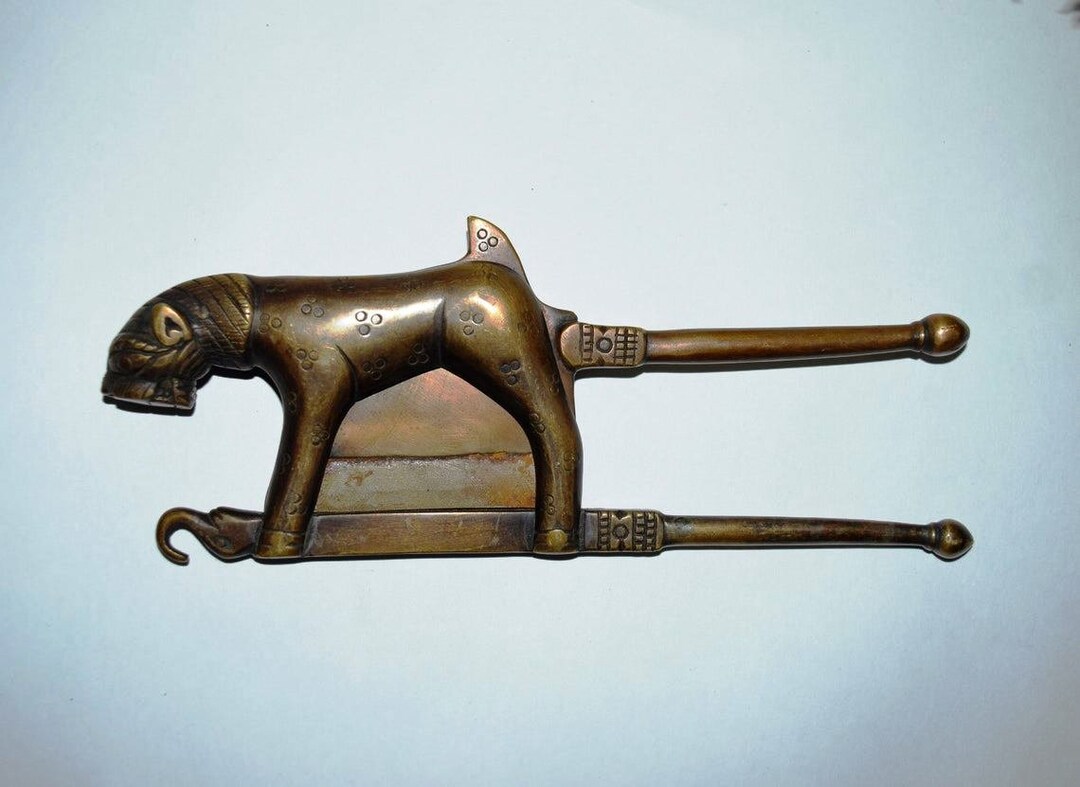 Brass Bengal Shape Tiger Nut Cracker | Kitchen Decorative Sarota Tool ...