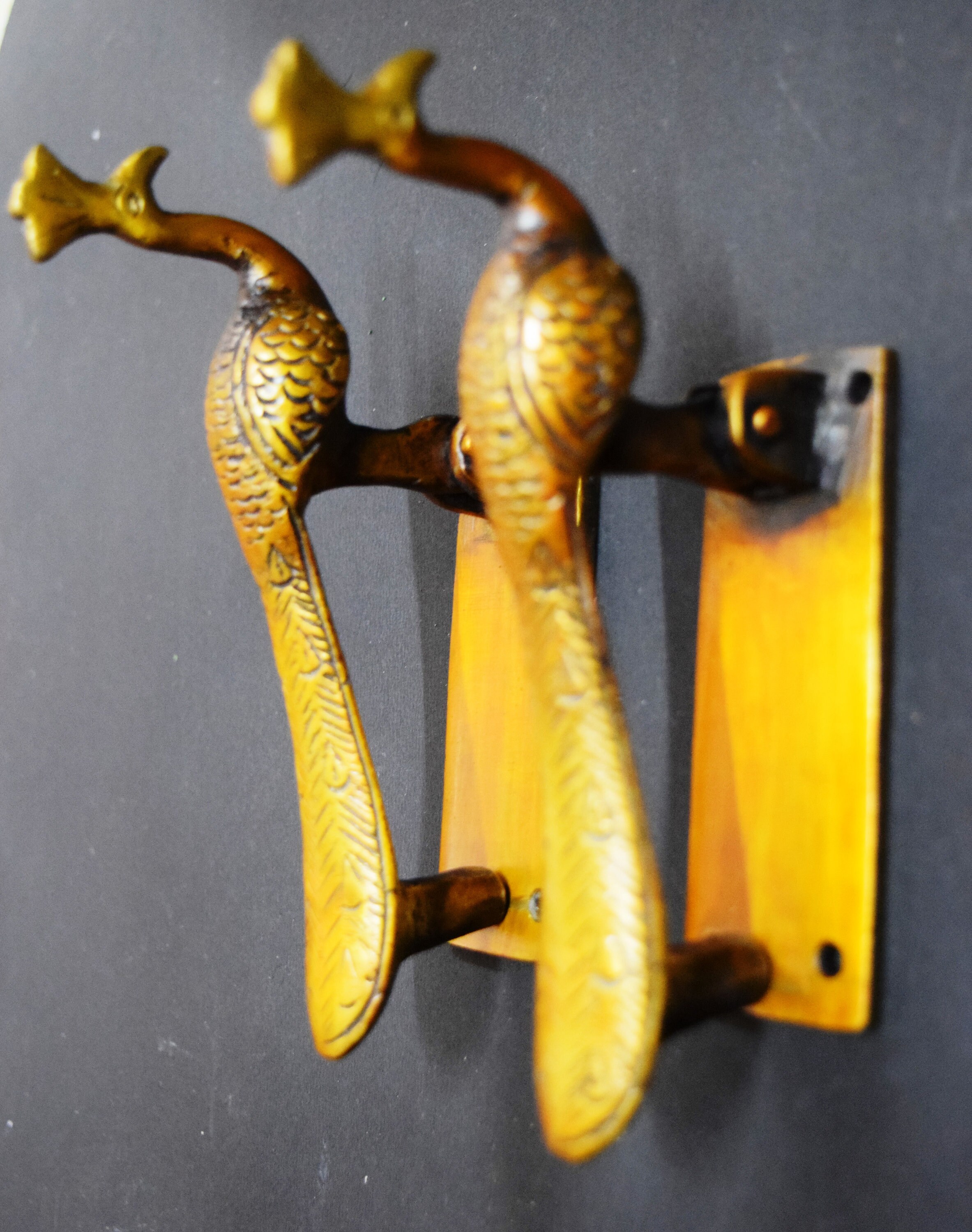 6 Inches Peacock Knocker Brass Peafowl Shape Doorbell | Etsy