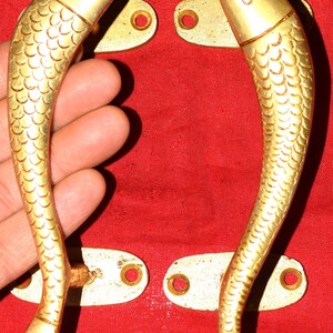 Fish Handle Pair Cabinet Pull Handle Kitchen Dresser - Etsy