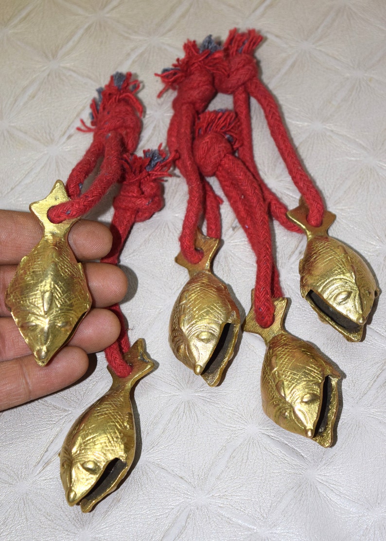 Set of 20 Pieces Fish Shape Bells Brass Ringing Fish Bell - Etsy