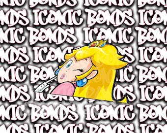 Mario Peeking Peekers Peekabo Bumper Window Vinyl Decal Anime Cartoon ...