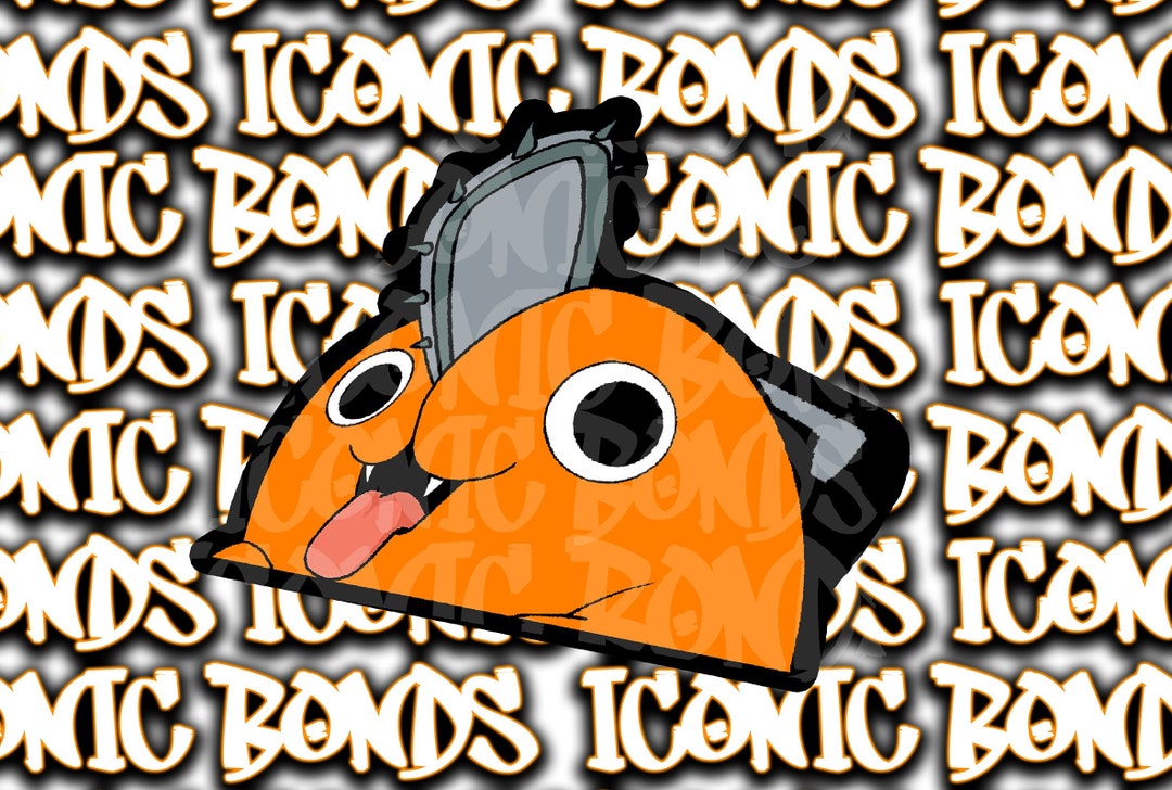 Chainsaw Dog Peeking Peek Peekers Bumper Window Vinyl Decal Anime Cool ...