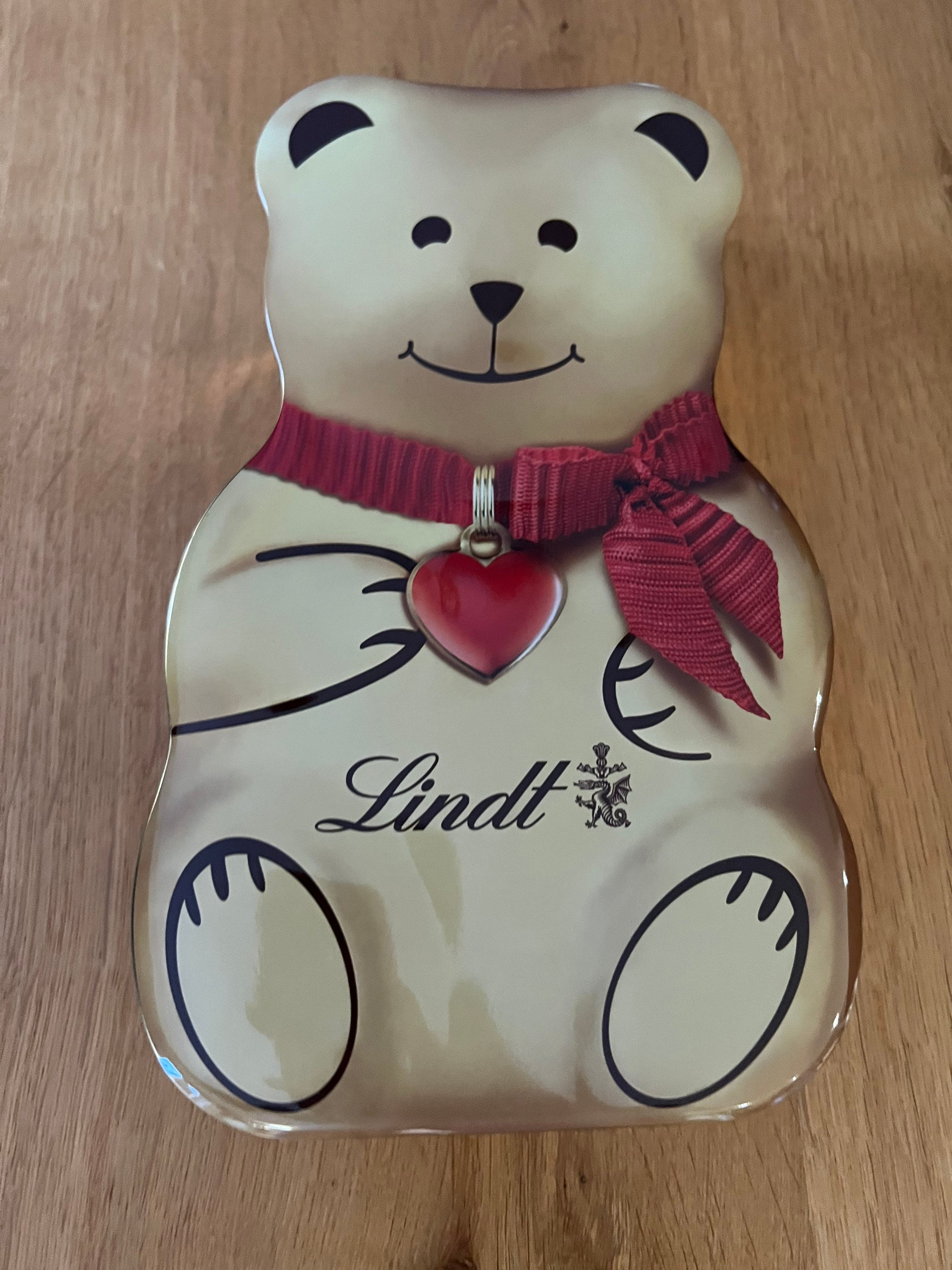 Lindt Teddy Tin With Milk Chocolate Lindt Lindor Chocolates - Etsy UK