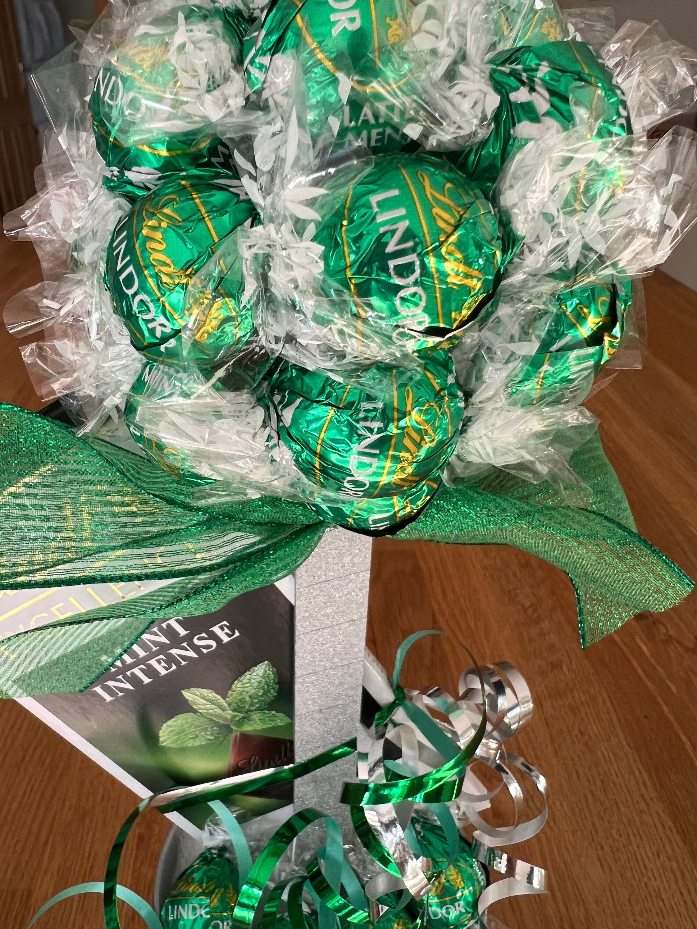Lindt Lindor Green Mint Chocolate Sweet Tree - Etsy UK