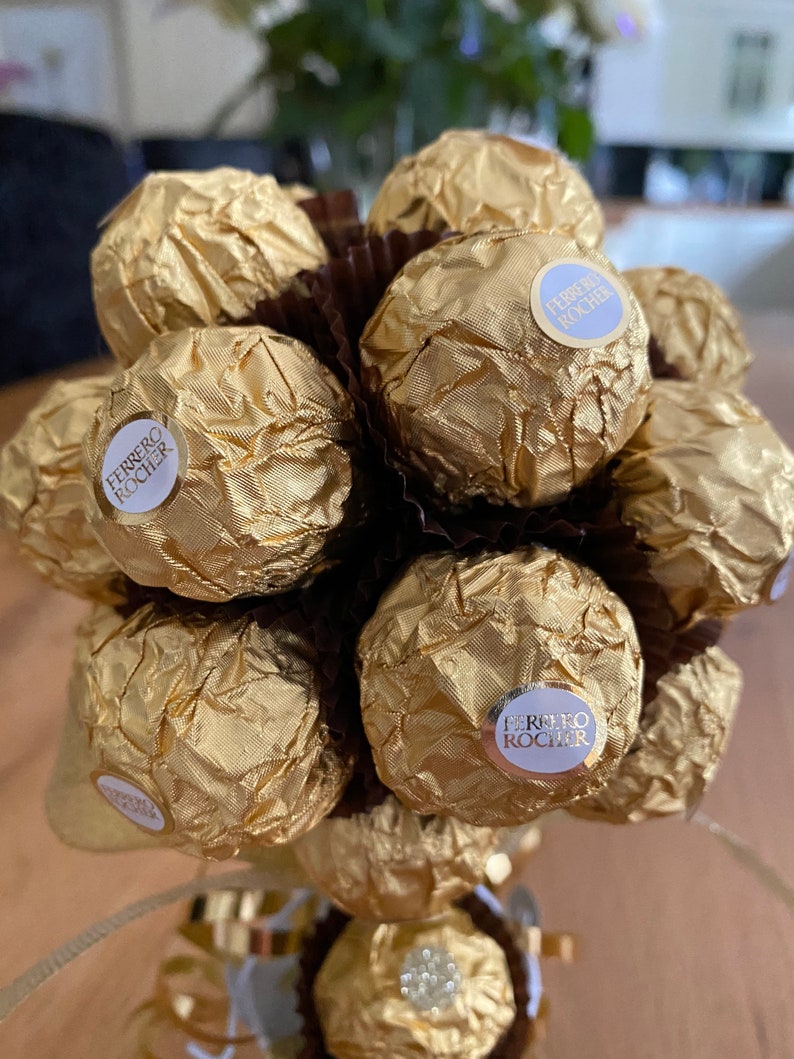 Ferrero Rocher mini novelty sweet tree. Great gift | Etsy