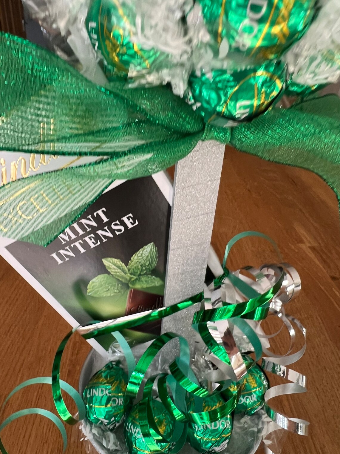 Lindt Lindor Green Mint Chocolate Sweet Tree - Etsy UK