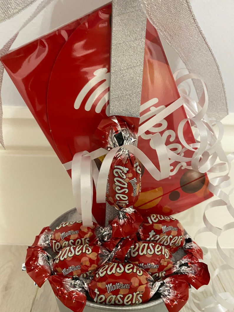 Maltesers Teasers Chocolate Sweet Tree With White Curling | Etsy UK