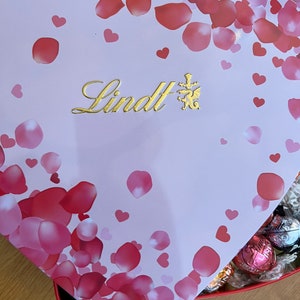 Lindt Heart Tin With Mixed Lindt Lindor Chocolates - Etsy