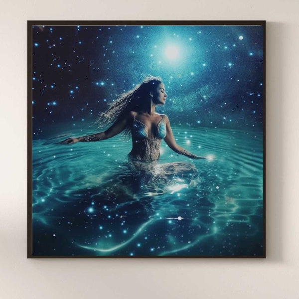 Moon Goddess Art - Etsy