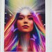 Lightworker Goddess Metaphysical Woman Art Print Third Eye - Etsy