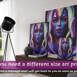 Lightworker Goddess, Metaphysical Woman Art Print, Third Eye ...