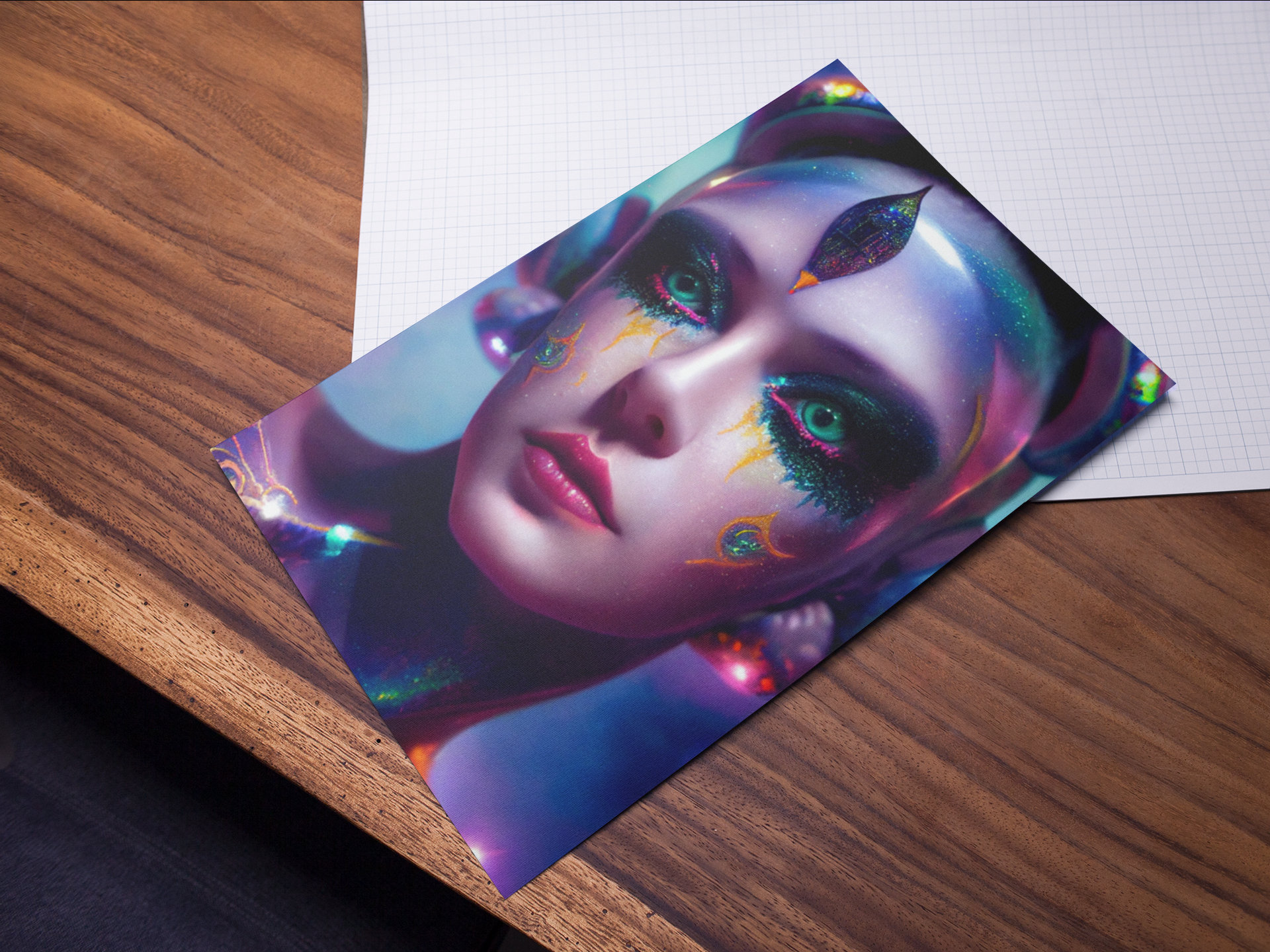 Alien Goddess Portrait Glamour Shot of Extraterrestrial - Etsy