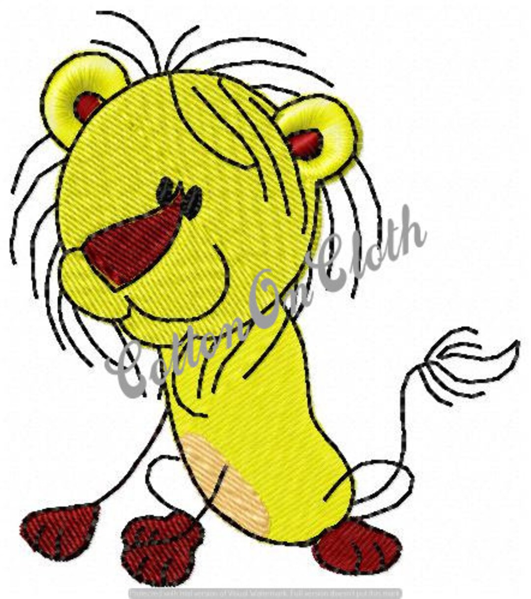 Stick Animal Lion - Etsy