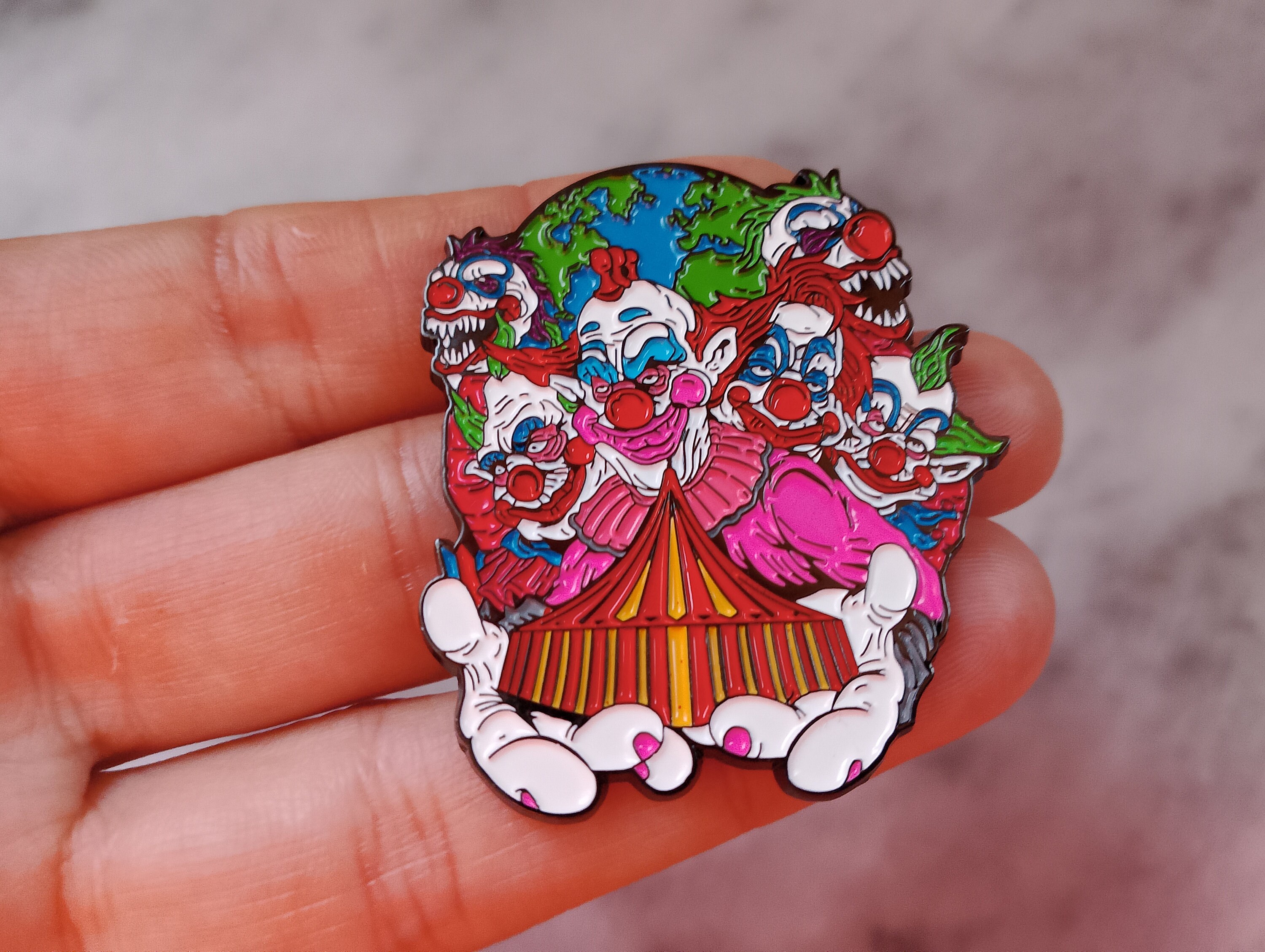 Clown Circus Enamel Pin - Etsy