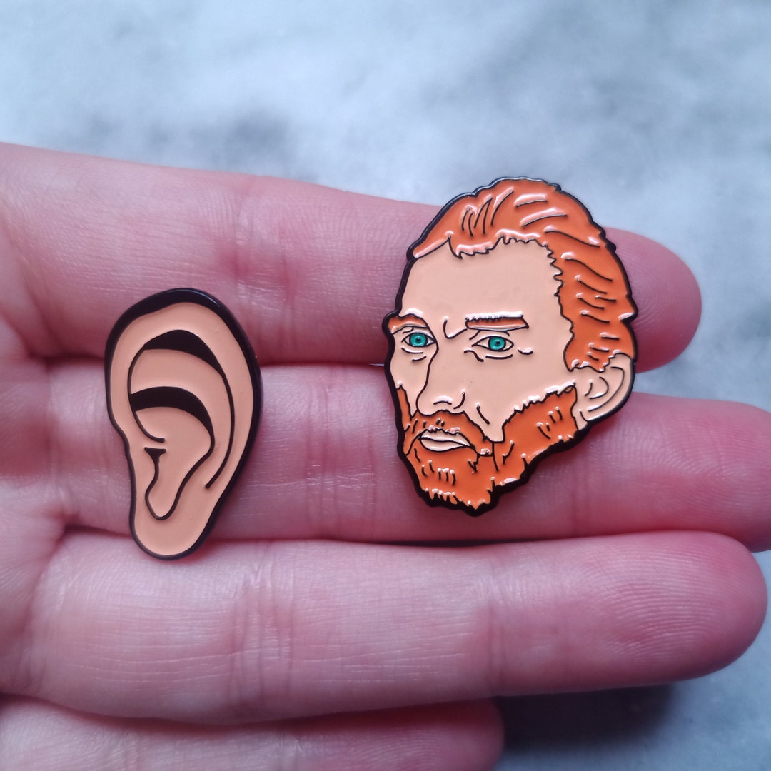 Vincent Van Gogh Ear Enamel Pin - Etsy