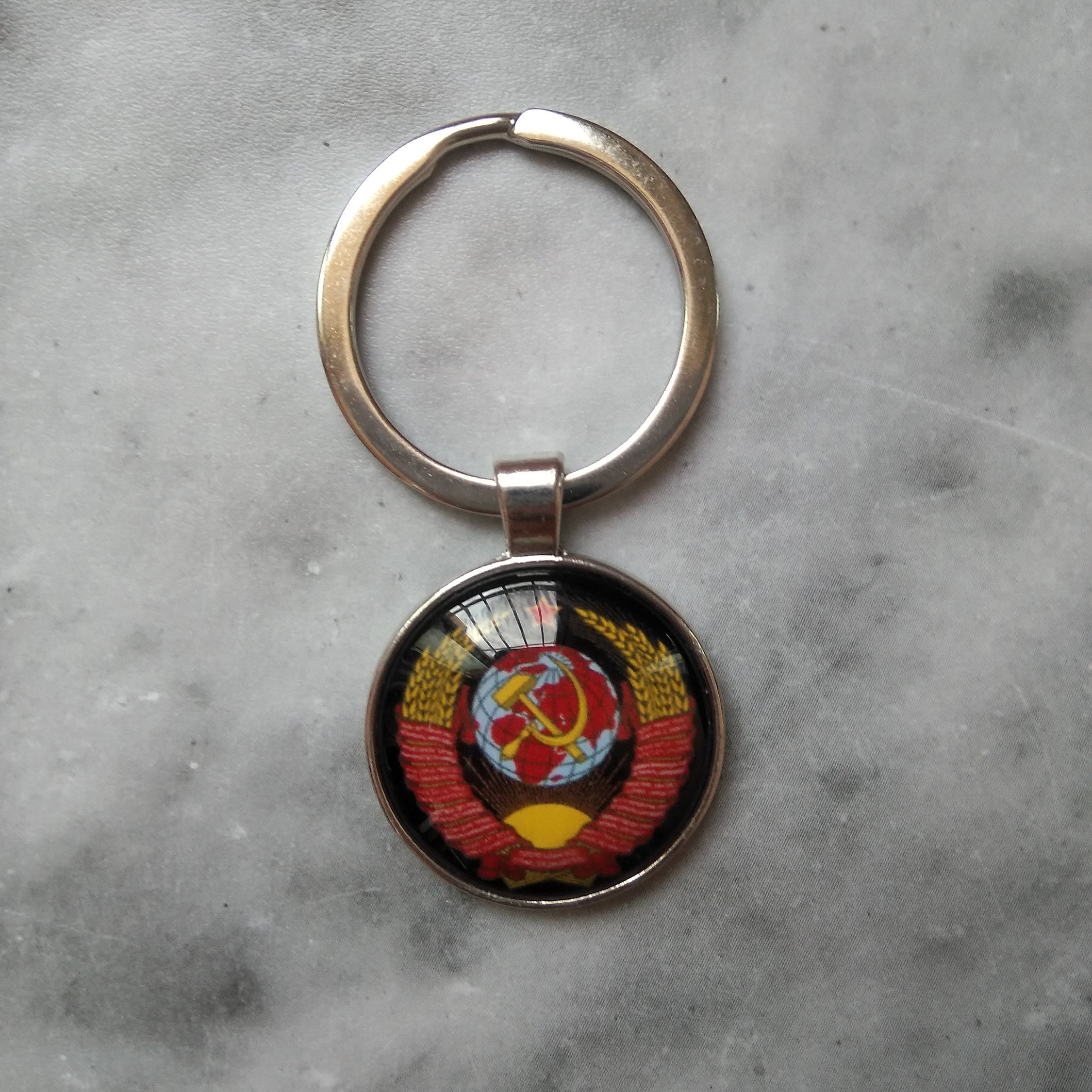 USSR Hammer and Sickle Soviet Communist Socialist Keychain - Etsy