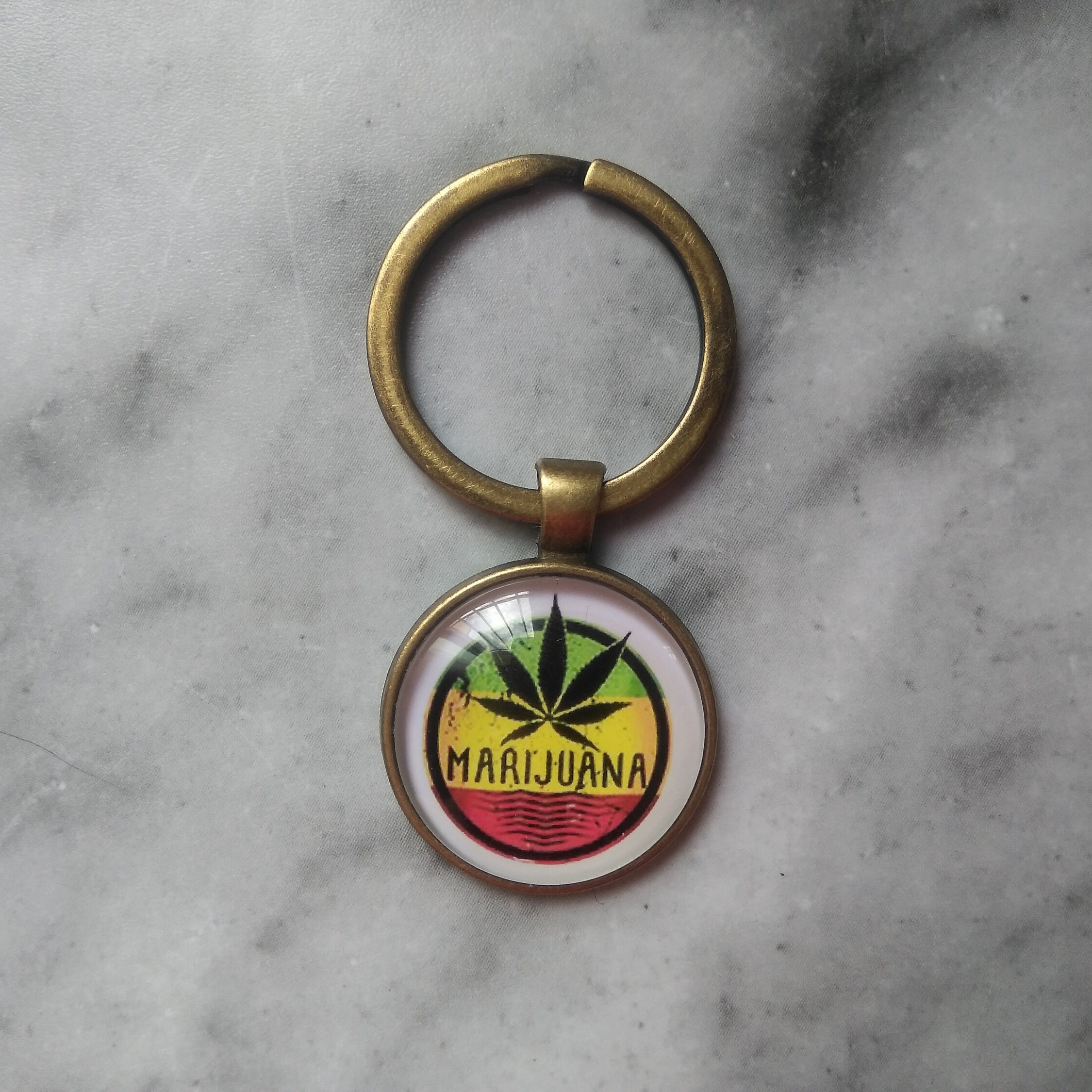 Marijuana Weed Keychain - Etsy