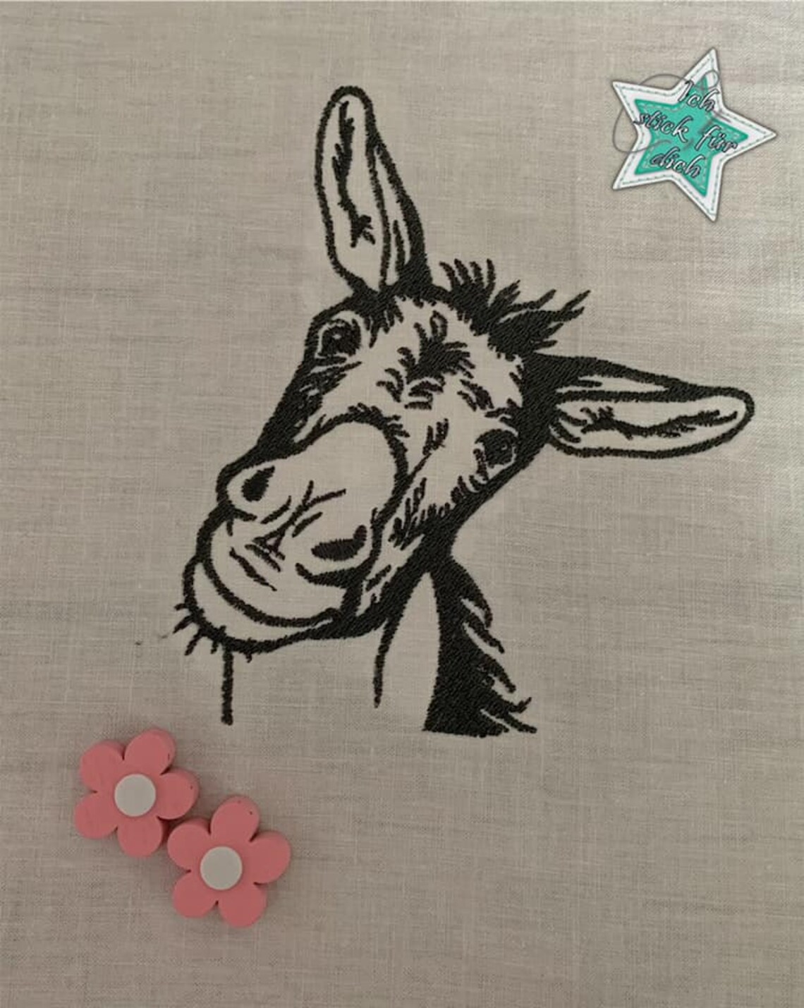 Embroidery File Donkey - Etsy Australia