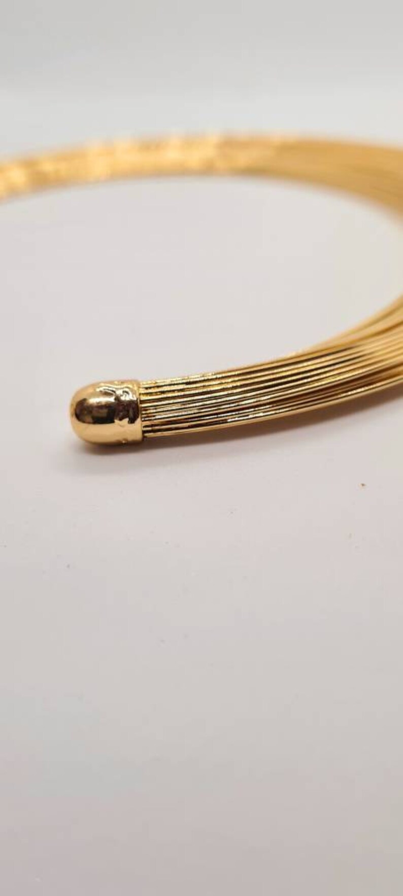 Statement Stacked Wire Layered Torque Choker Necklace - Etsy