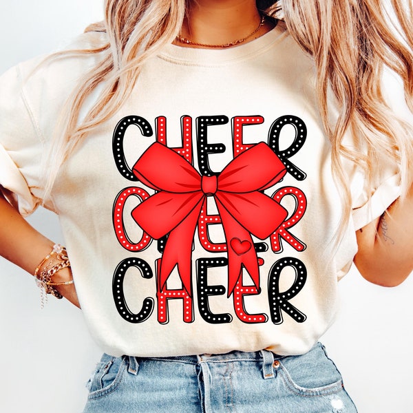 Cheer Mom Red and Black - Etsy