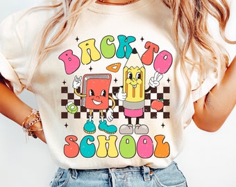 Back to School Png, Retro Teacher Png, First Day of School Png, Teacher ...