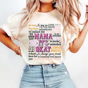 Mama It's Okay PNG, Motherhood Png, Mental Health PNG, Mother's Day Png ...