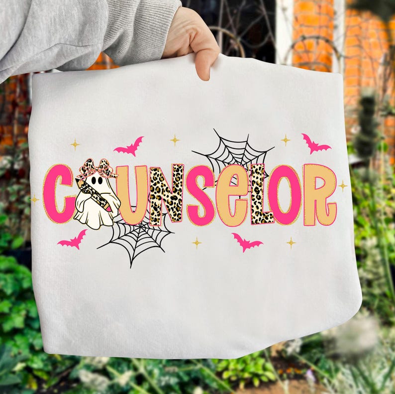 Spooky Teacher Halloween Png Bundle, Para Counselor Halloween Shirt Png ...