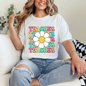 Floral Teacher PNG, Teacher Shirt Design, Last Day of School PNG, Back ...